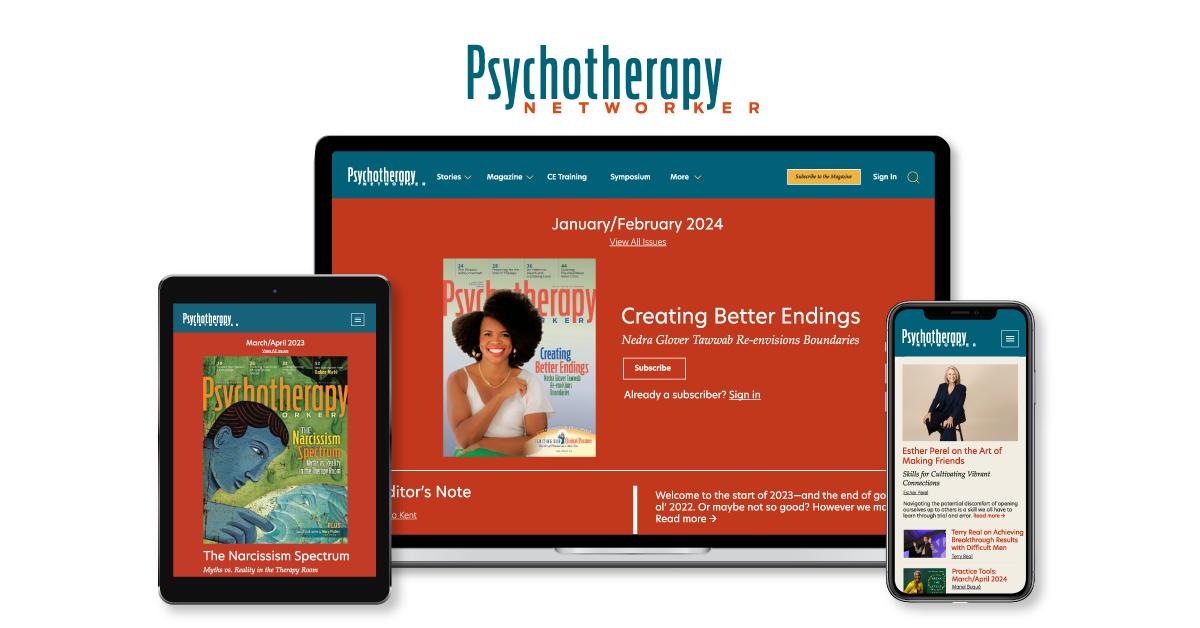 Psychotherapy Networker | Digital Magazine Subscription Checkout Renewal